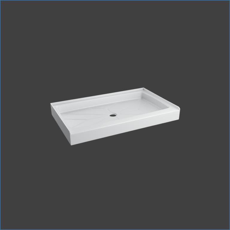 Traditional Stone Shower Base –Rectangular - Mr. Marble