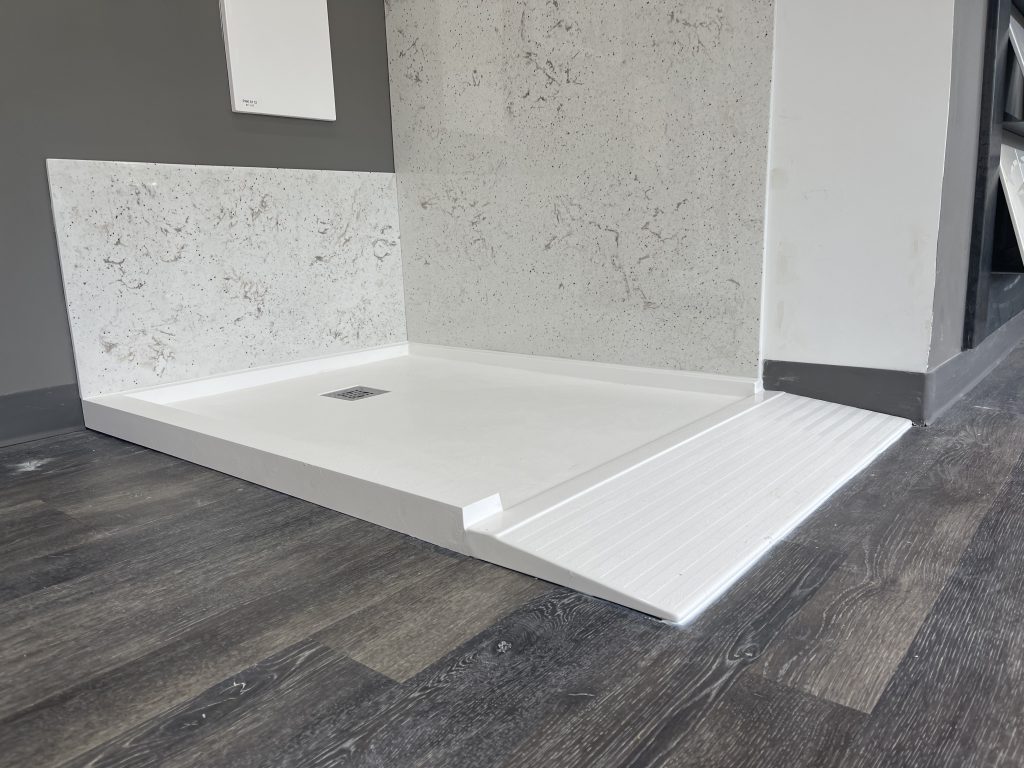 Custom Accessible Shower Bases – Mr. Marble